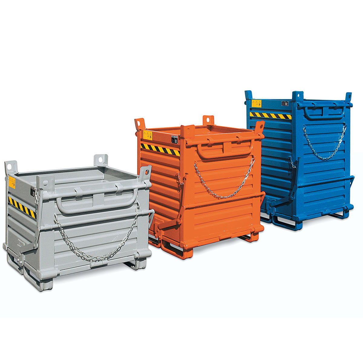 Contenedor metálico con fondo abatible de 2 puertas | Disset Odiseo