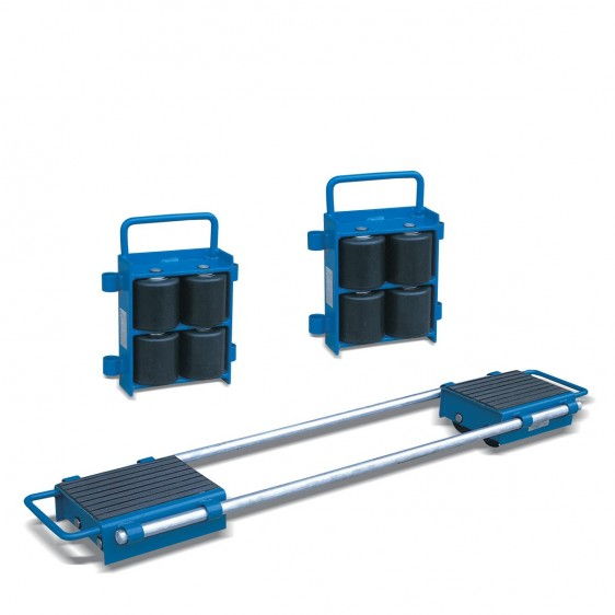 Patines de carga con barras ajustables con carga hasta 24Tn