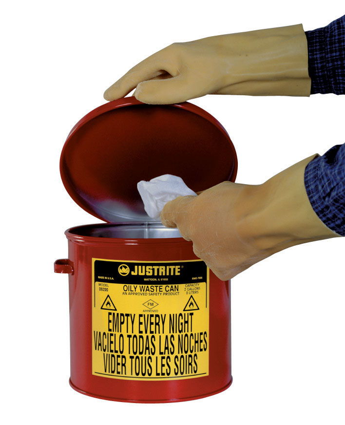 Recipientes de seguridad para residuos inflamables