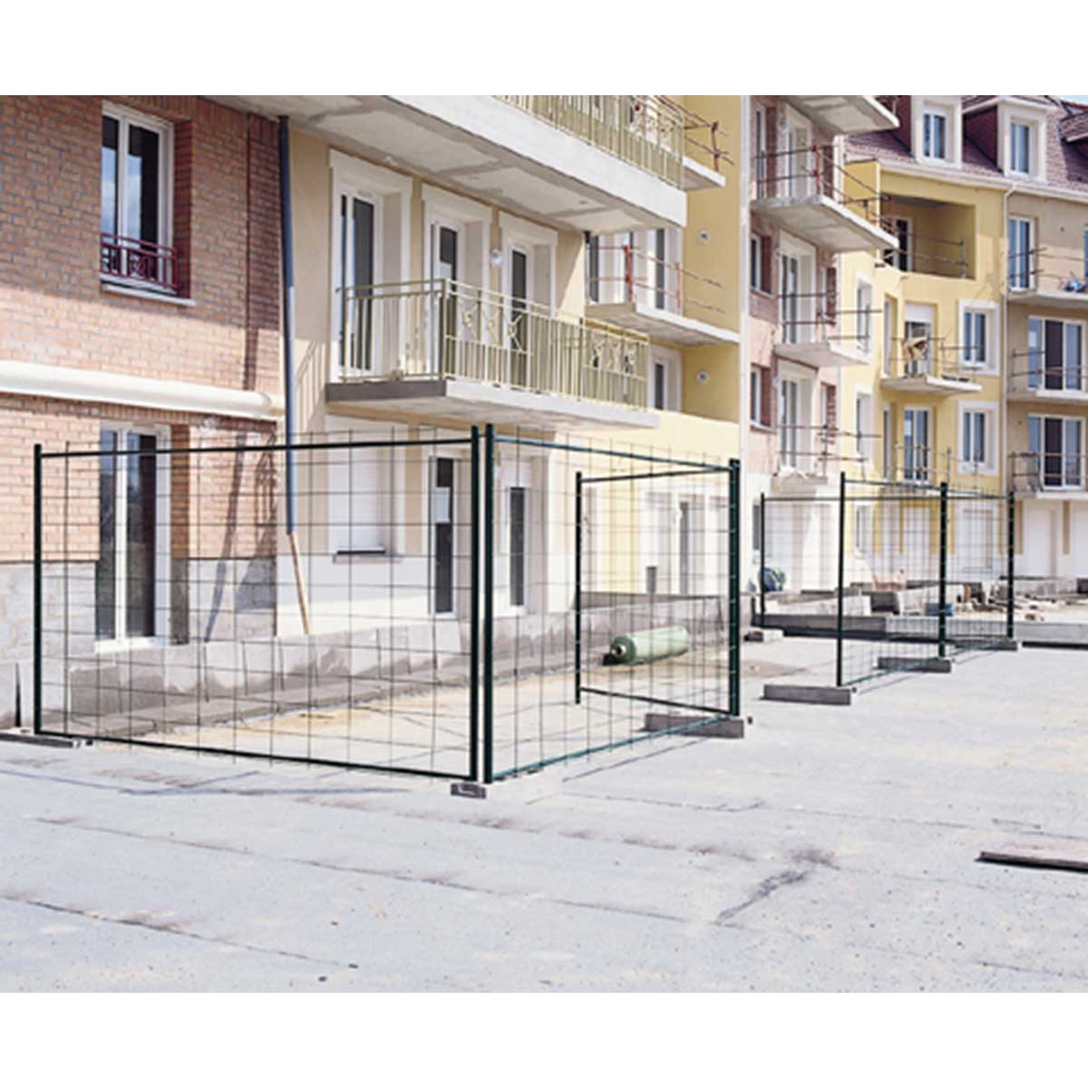 Vallas de malla galvanizadas para obras y almacen Vallas de malla galvanizadas para obras y almacen