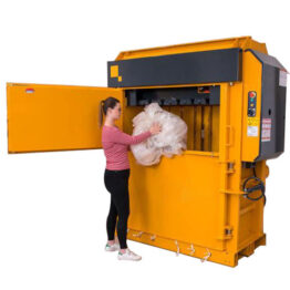 Compactadora de cartón plástico y papel