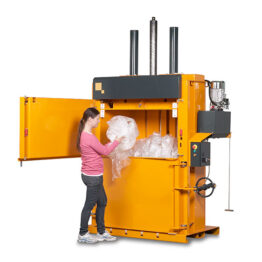 Compactadora de cartón plástico y papel