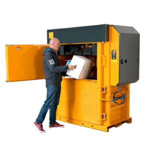 Compactadora de cartón plástico y papel